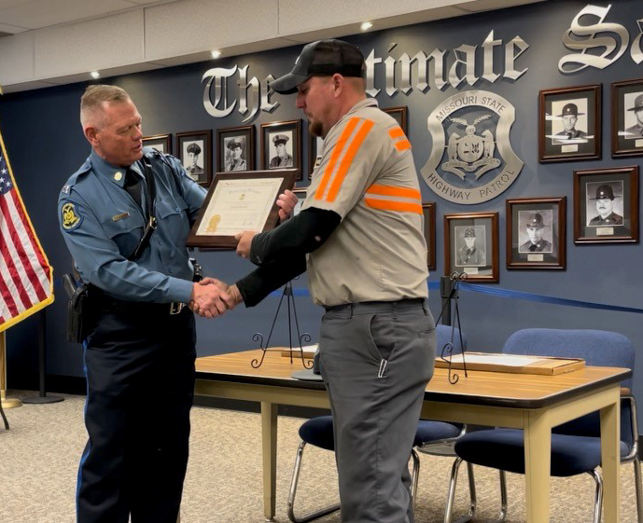 Fabick Cat Tech Earns Honorary Trooper Award | Fabick Cat